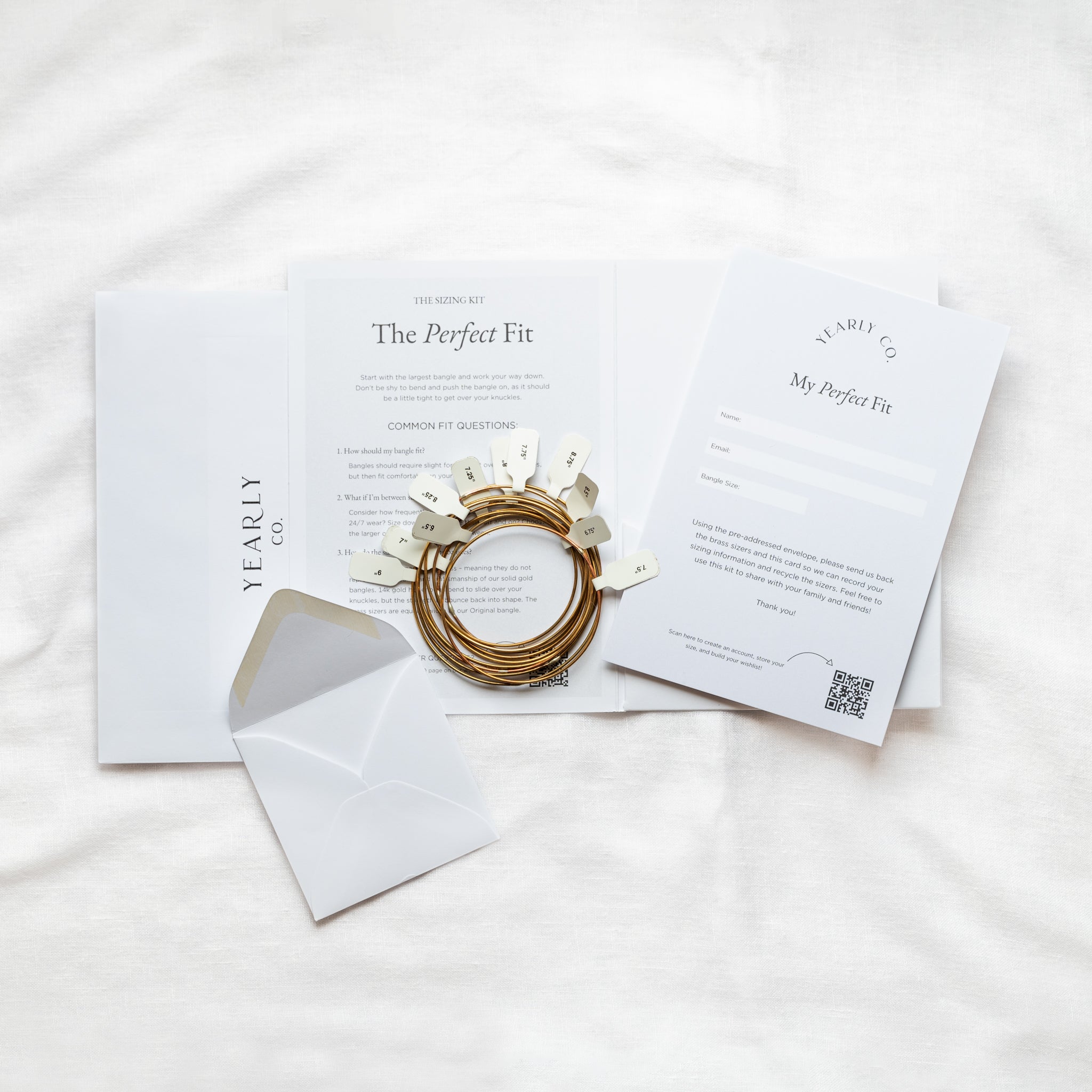 The Sizing Kit - FAQs – Yearly Co.