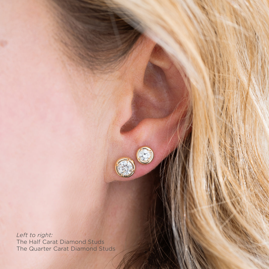 The Quarter Carat Diamond Studs – Yearly Co.