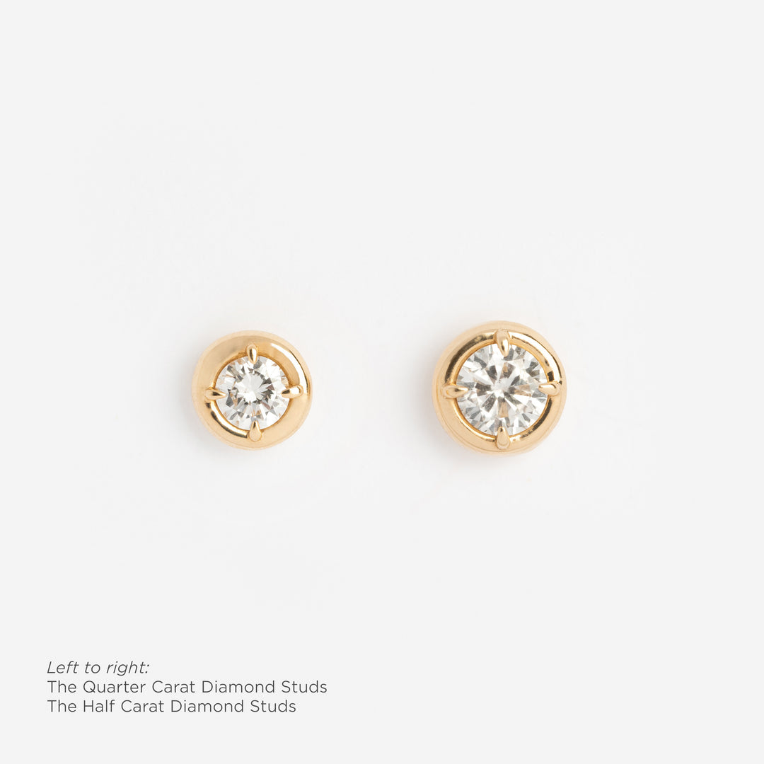 The Half Carat Diamond Studs – Yearly Co.