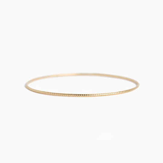 The Original Milgrain Bangle – Yearly Co.