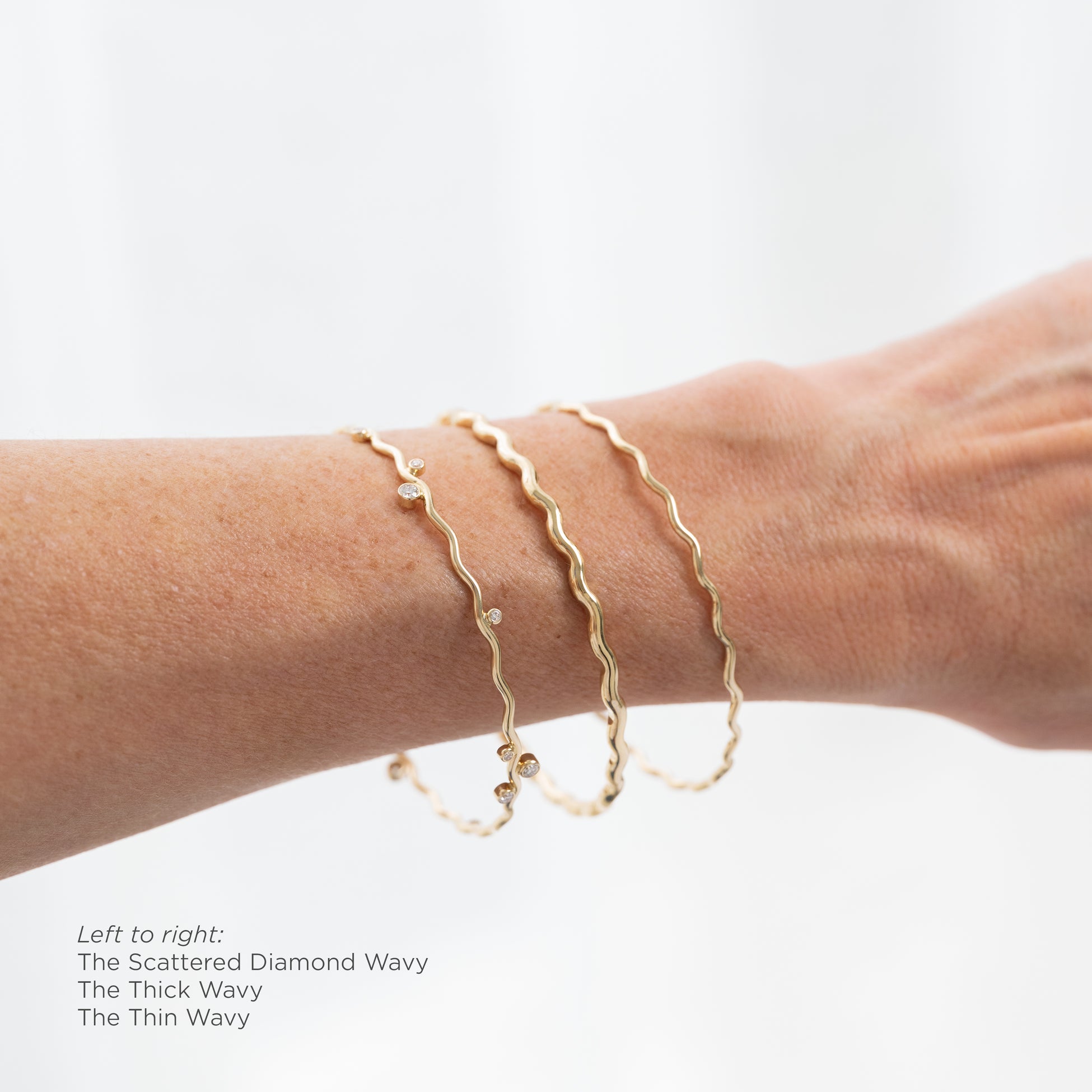 The Wavy Bangle – Yearly Co.